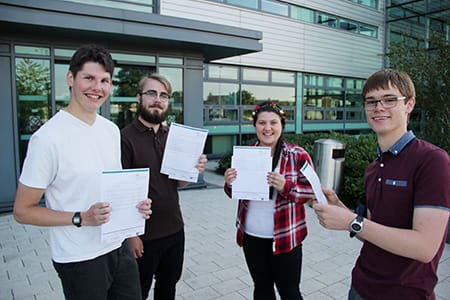 A level students celebrate success | Stockton Riverside College