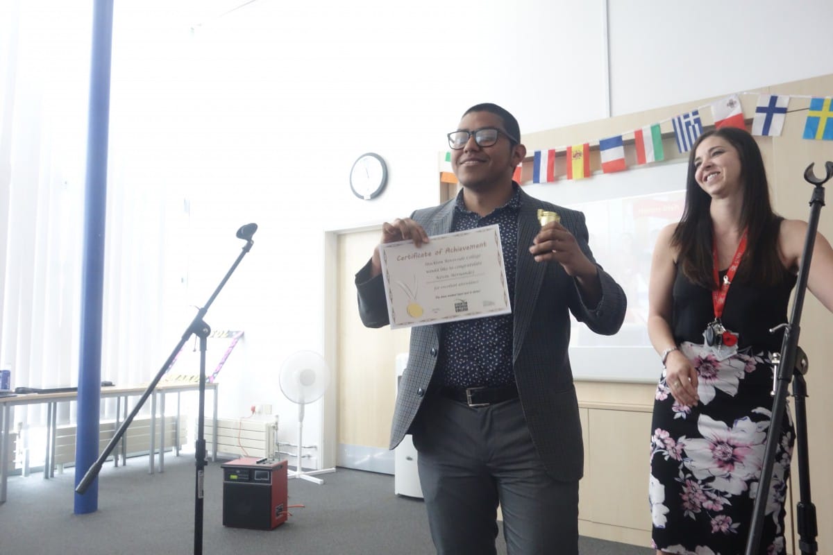 Celebrating success with the ESOL awards | Stockton Riverside College